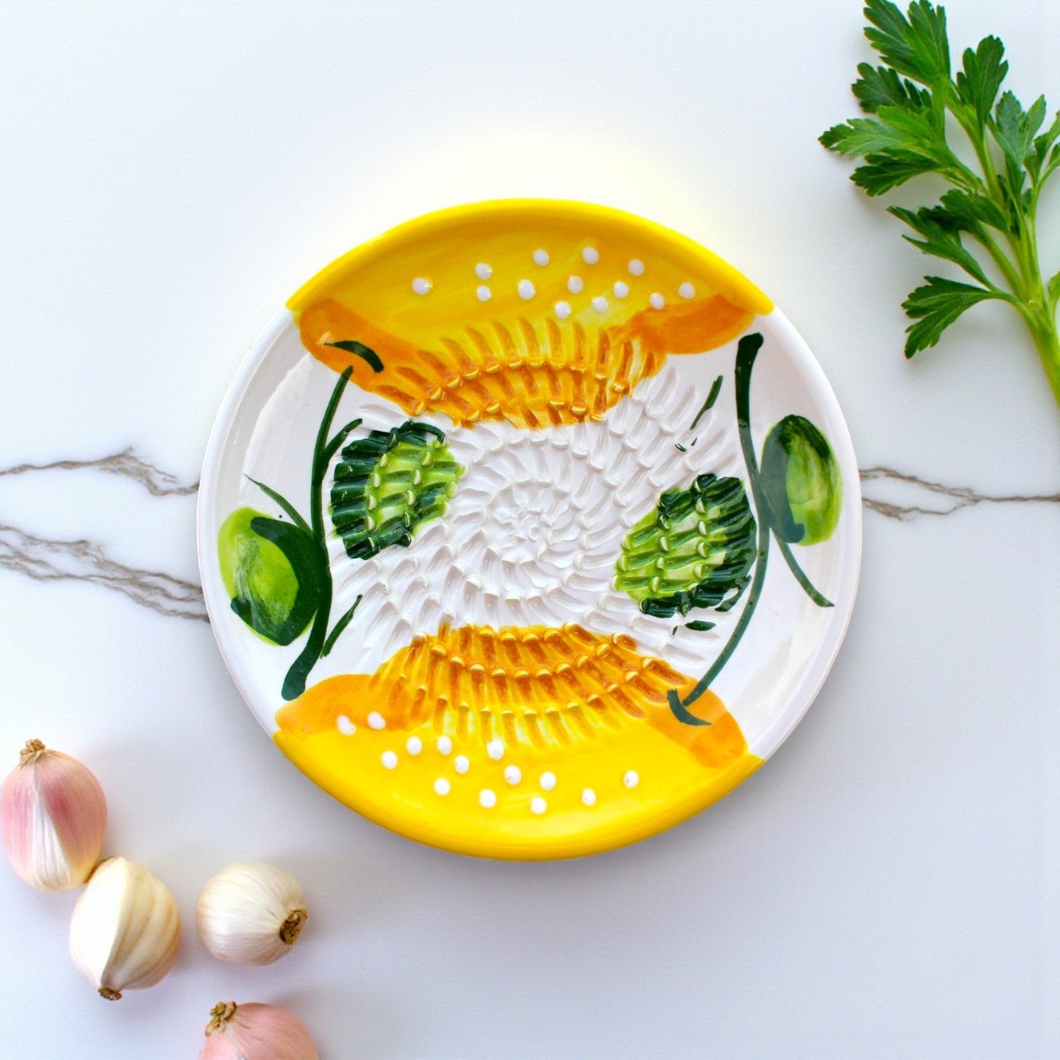 Handmade Ceramic Garlic Grater Plate – Spain Ceramics